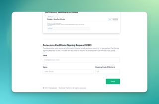 Generate an iOS certificate | PandaSuite Docs