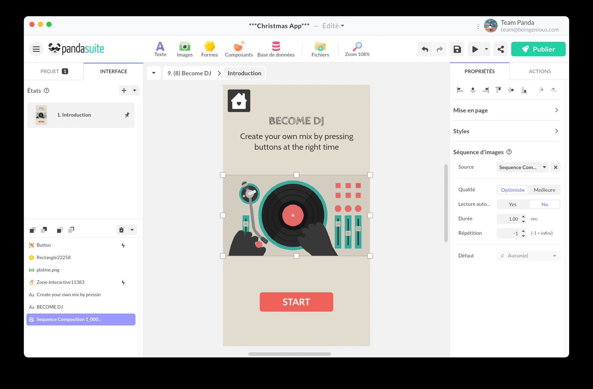 Image Sequence | PandaSuite Docs