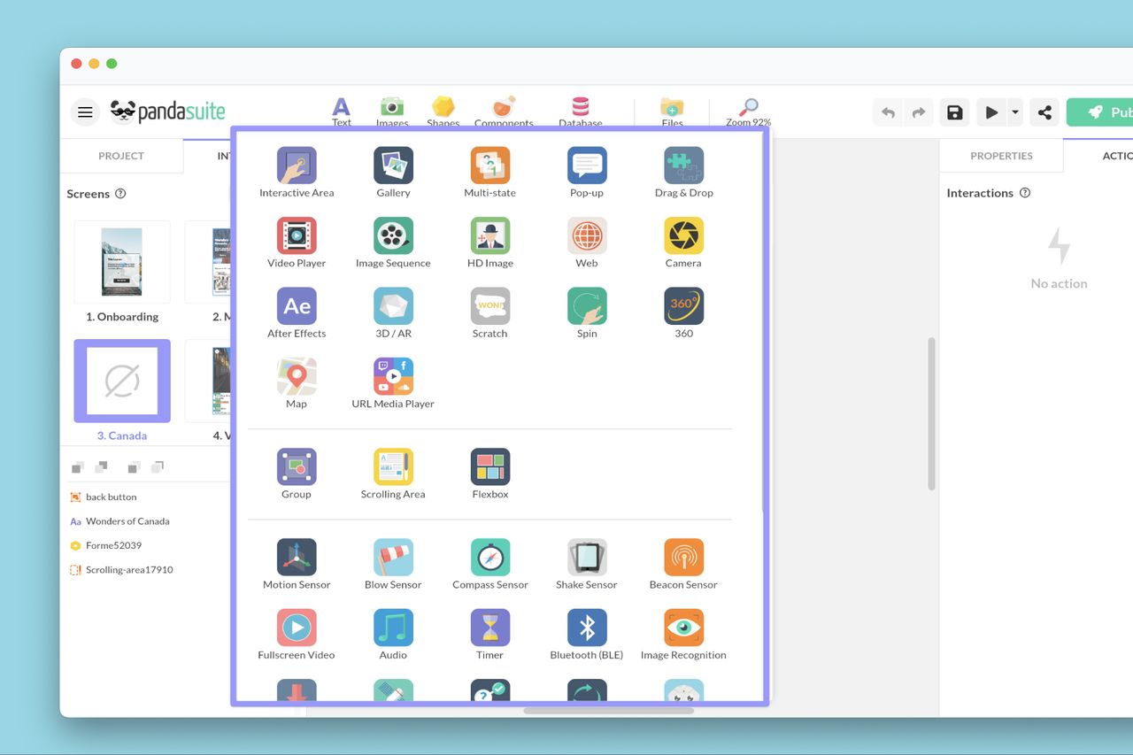 Understand components | PandaSuite Docs