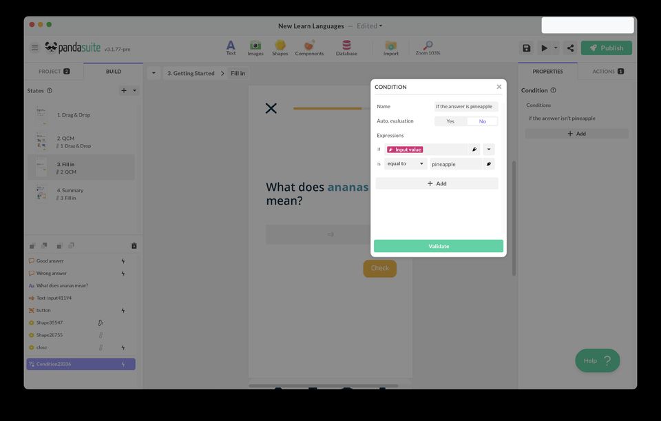 Condition | PandaSuite Docs