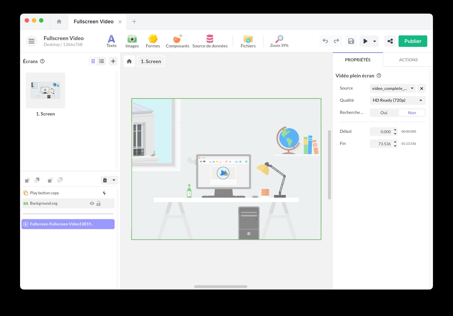 Fullscreen Video | PandaSuite Docs