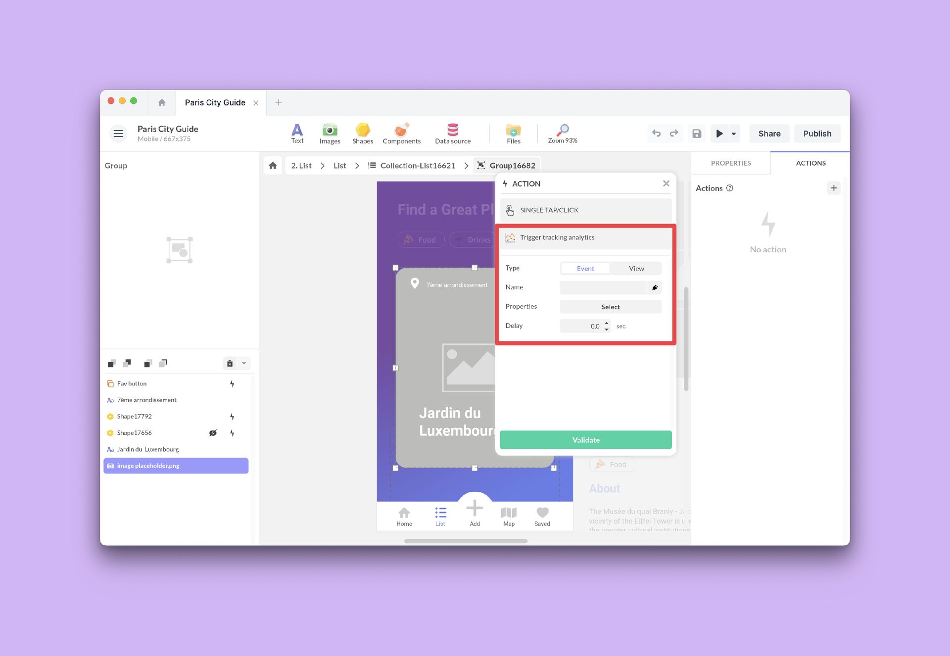 Custom tracking plan | PandaSuite Docs