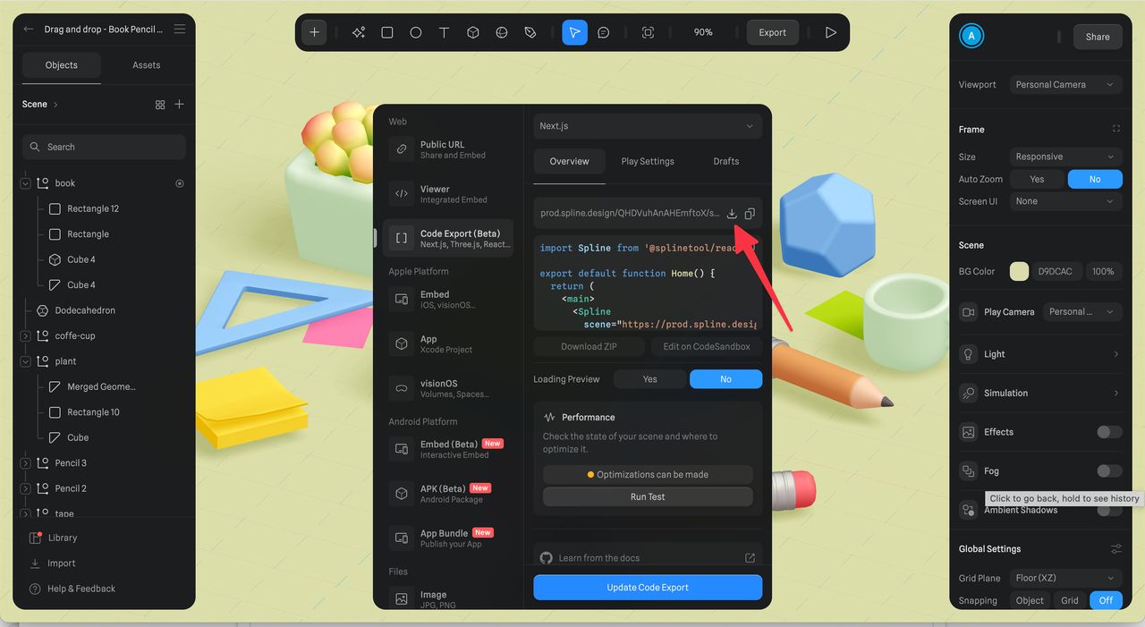 Spline | PandaSuite Docs