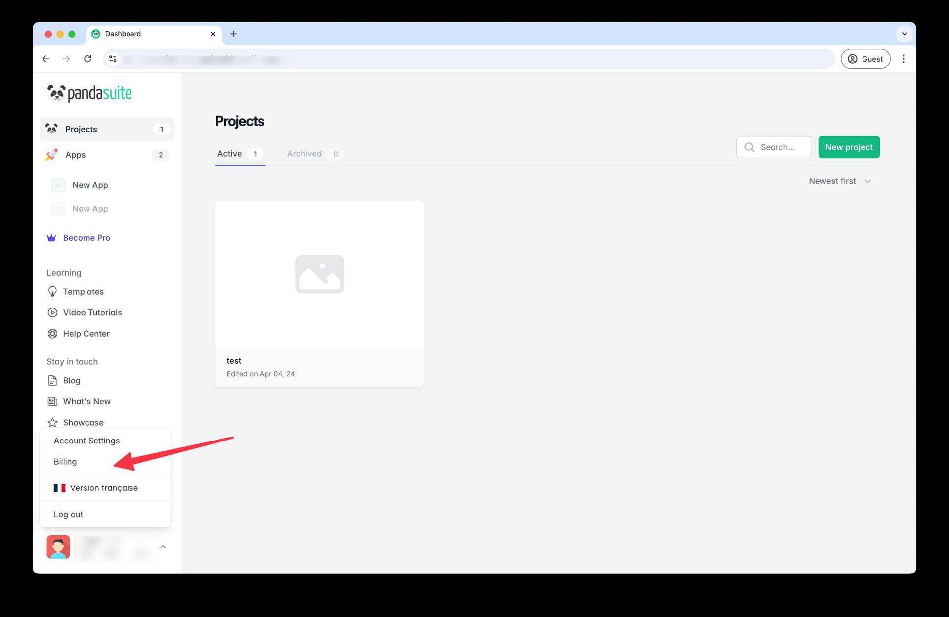Subscription and Billing | PandaSuite Docs
