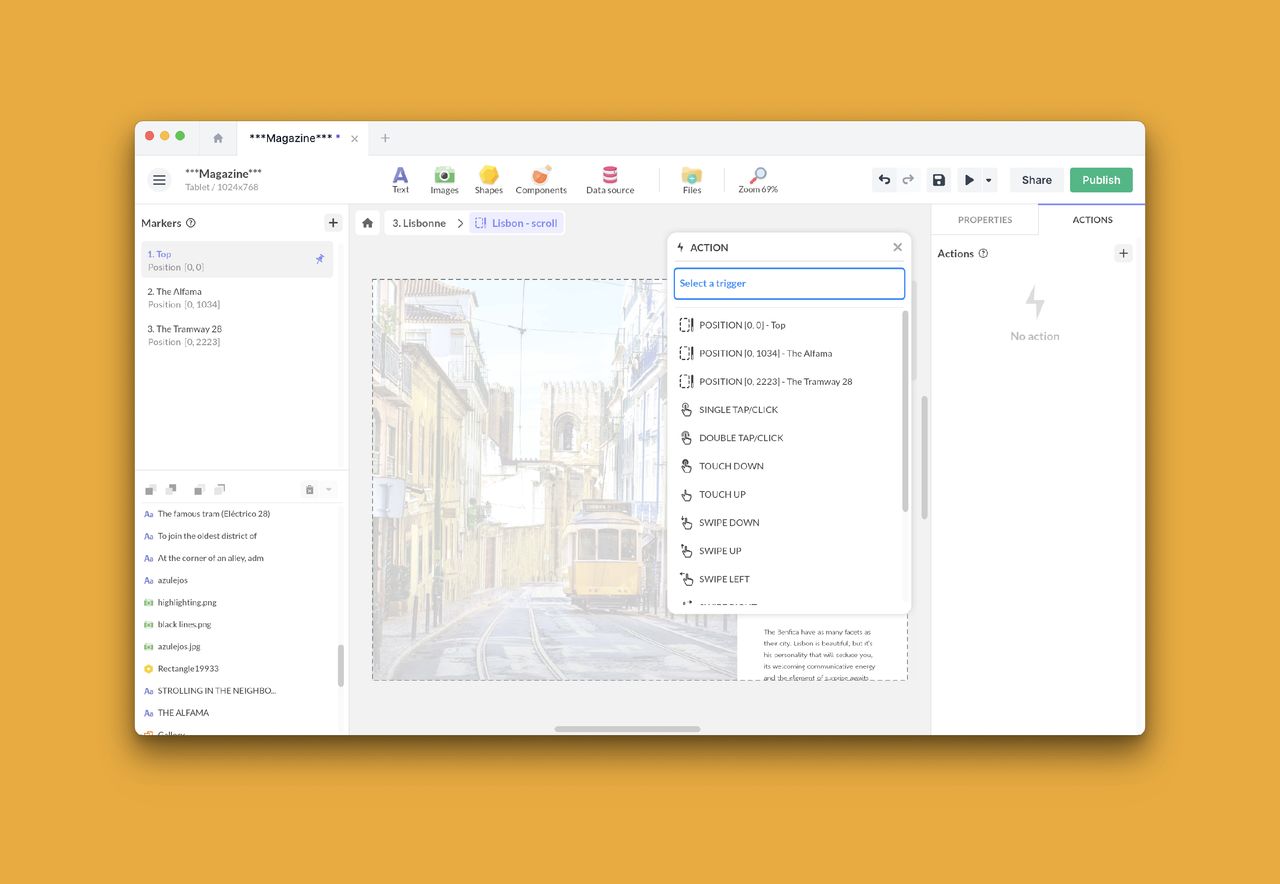 Markers | PandaSuite Docs