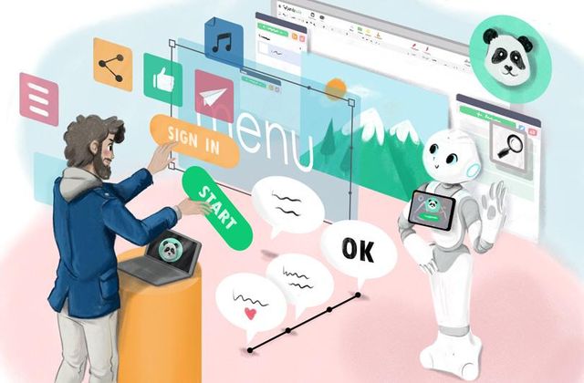 Develop no-code apps for Pepper robot | PandaSuite Docs