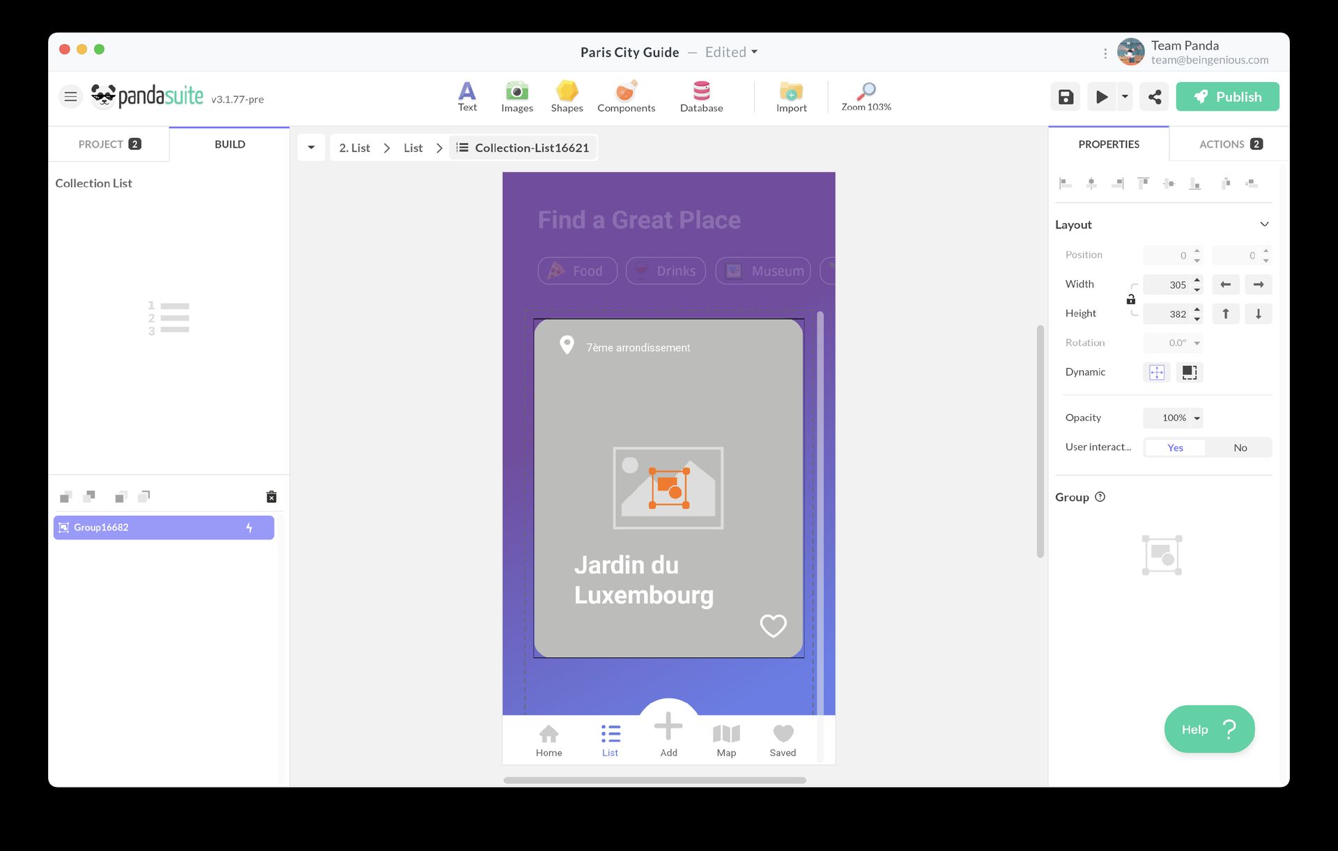 Collection | PandaSuite Docs