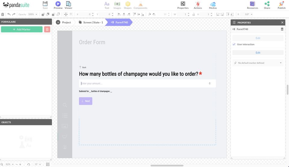 Form | PandaSuite Docs