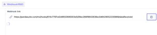 PandaSuite Webhook | PandaSuite Docs