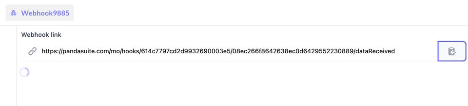 PandaSuite Webhook | PandaSuite Docs