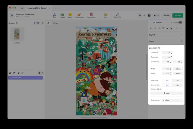 Zoomable | PandaSuite Docs